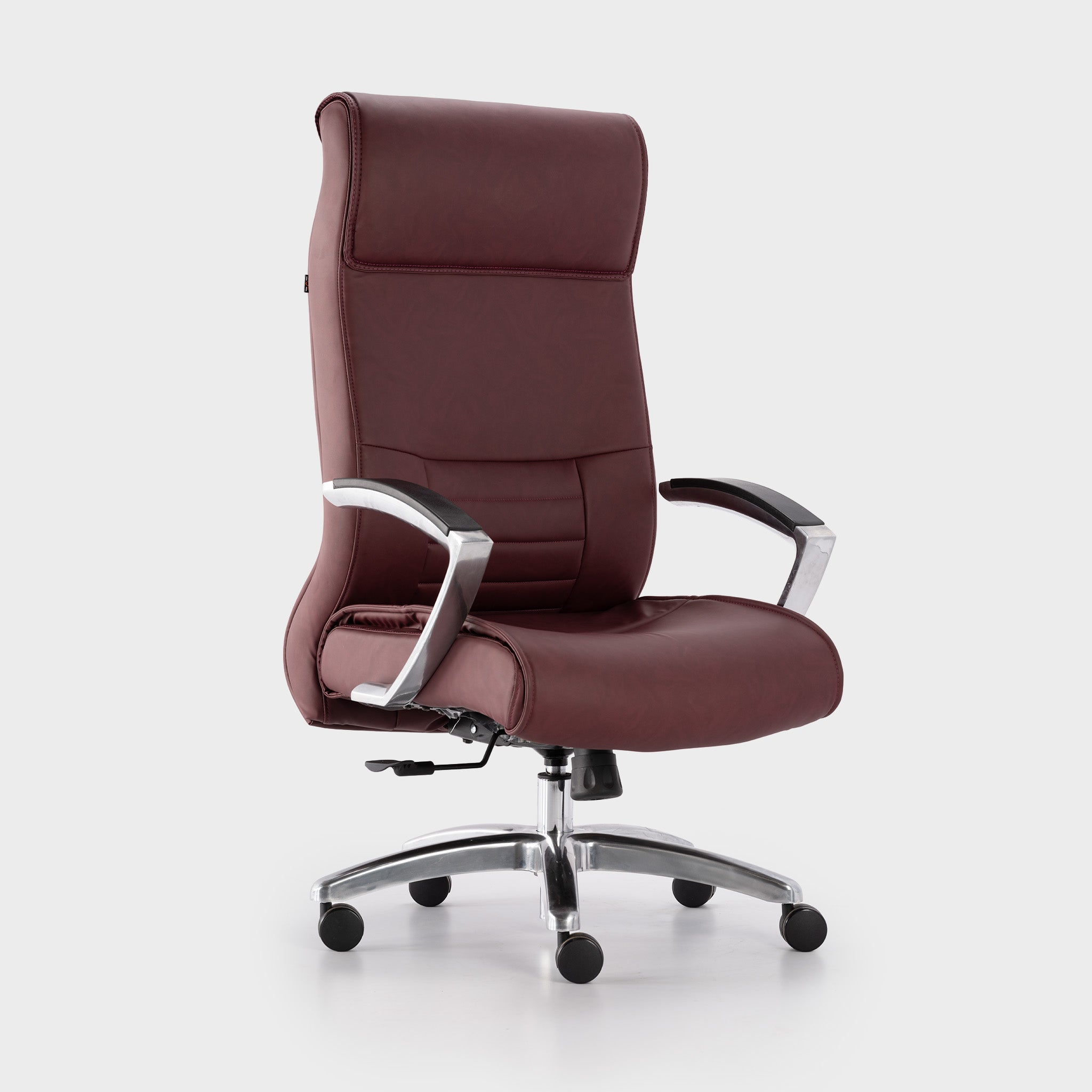 Buy HOF Zeba Premium High Back Executive Chair with Leatherite Backrest ...